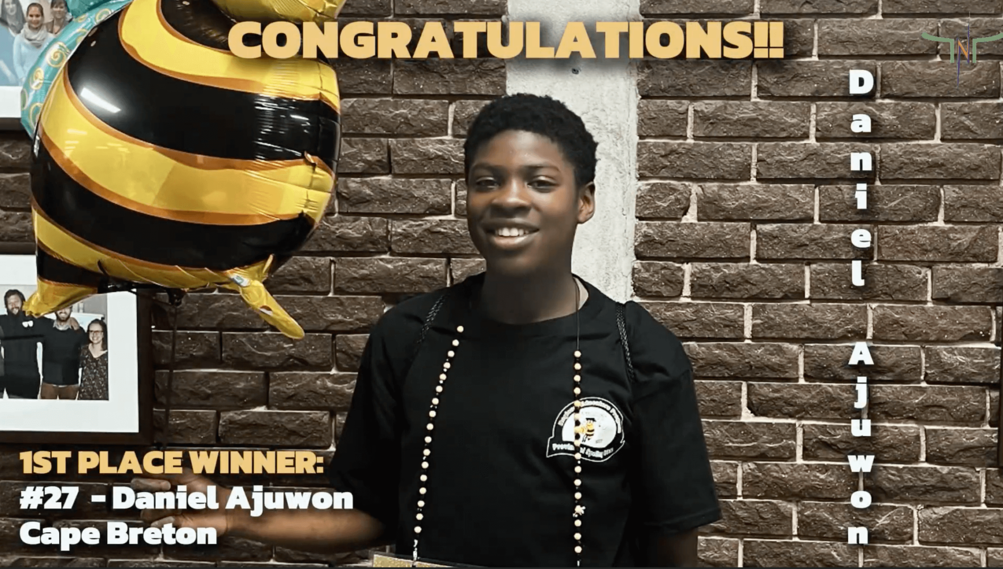 Daniel Ajuwon - WON The Spelling BEE - Teens Now Talk
